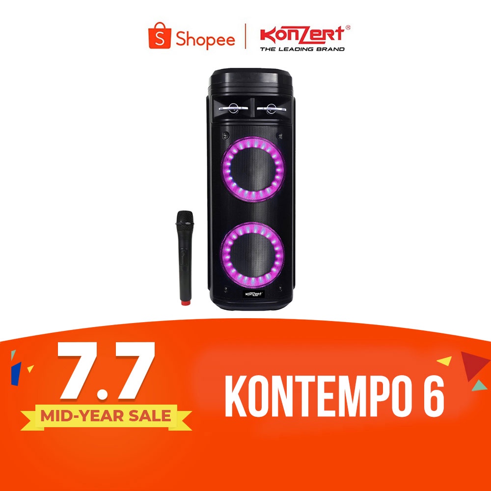 Konzert Kontempo 6 Portable Party Speaker | Shopee Philippines Konzert Kontempo 6 Portable Party Speaker | Shopee Philippines