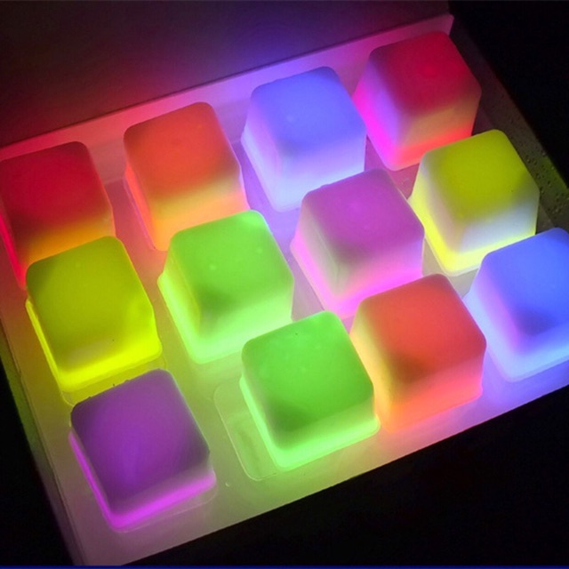 Illuminated ice bar square ice block fluorescent ice sticks | Shopee ...