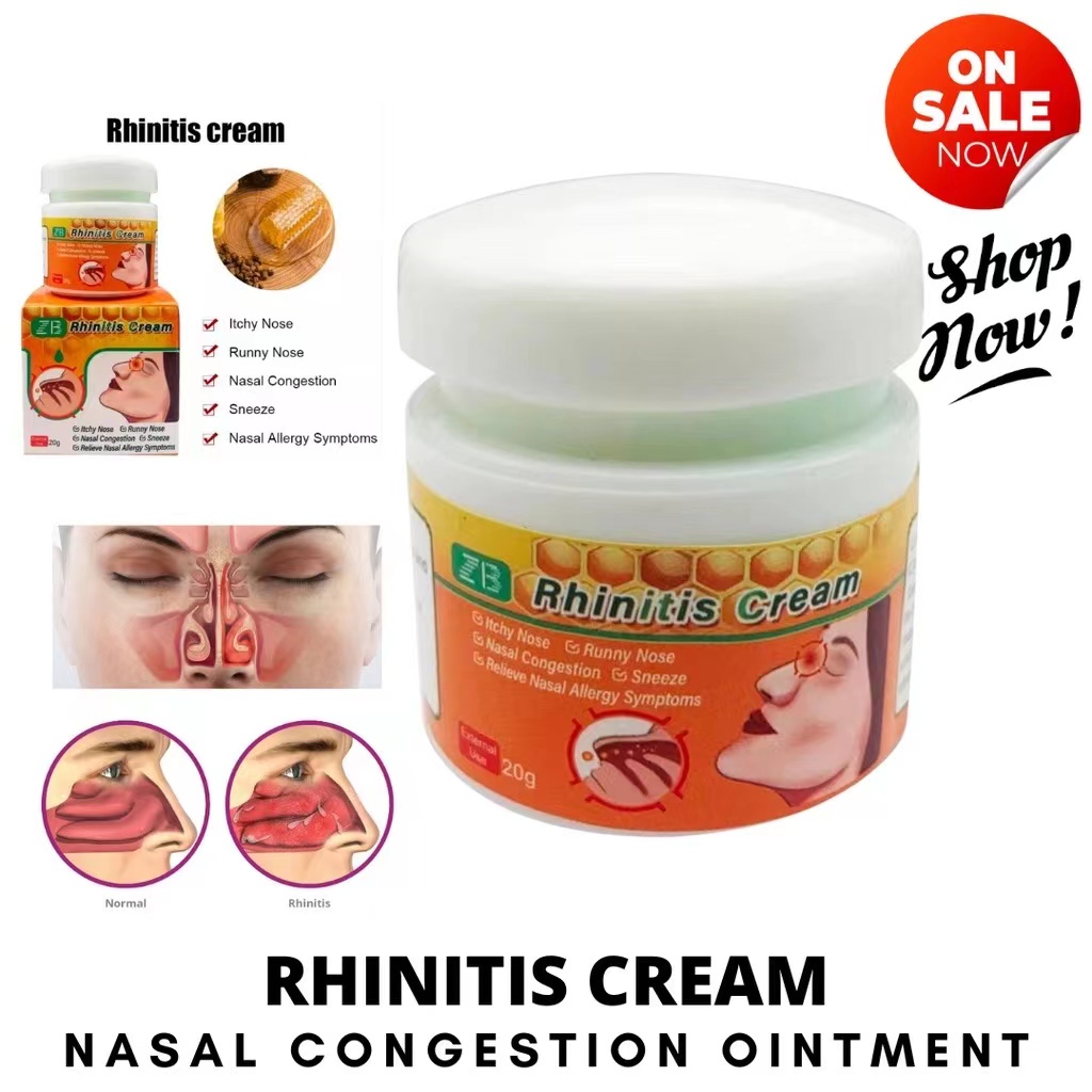 ZB Rhinitis Cream Treatment Acute Chronic Allergic Rhinitis Sinusitis ...
