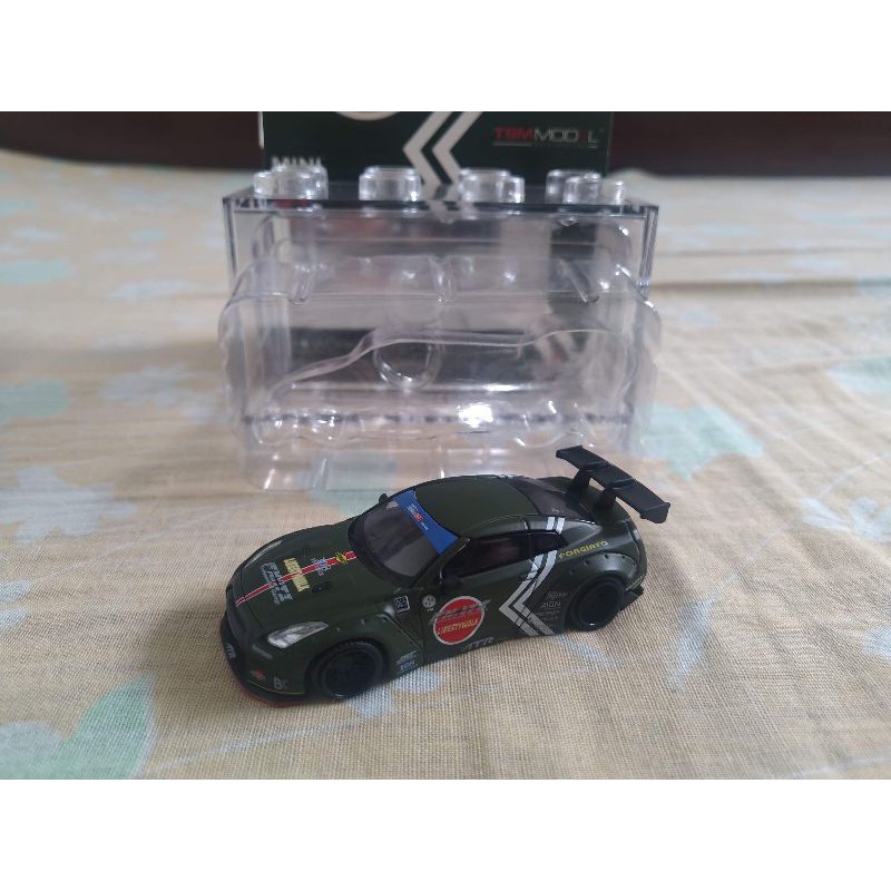 Minigt lb works nissan gtr r35 zero fighter high wing die cast usealed ...