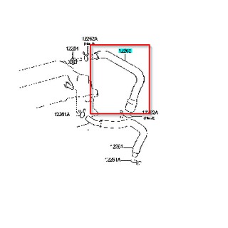 Toyota Altis 2002-2007 1.8L 1ZZFE Engine ZZE122 Ventilation Hose #2 ...