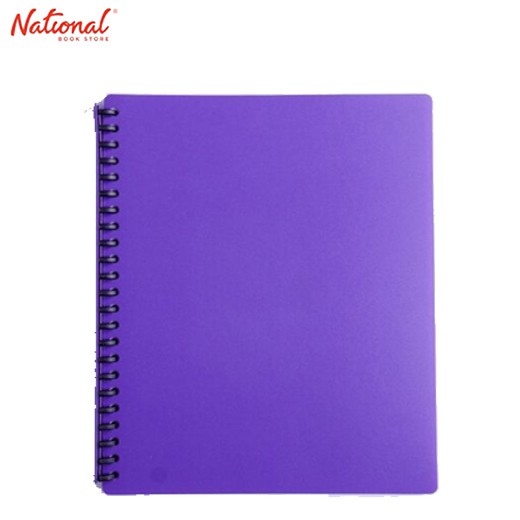 Evo Clearbook Refillable A4 20Sheets 23Holes Neon Violet | Shopee ...