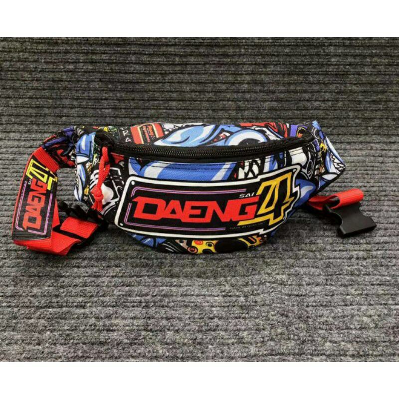 Daeng Sai 4 Logo Sling Belt Bag | Shopee Philippines