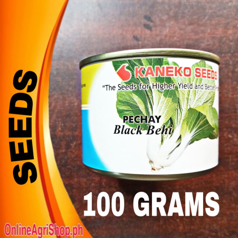 BLACK BEHI PECHAY SEEDS 100 GRAMS BY KANEKO SEEDS | Shopee Philippines