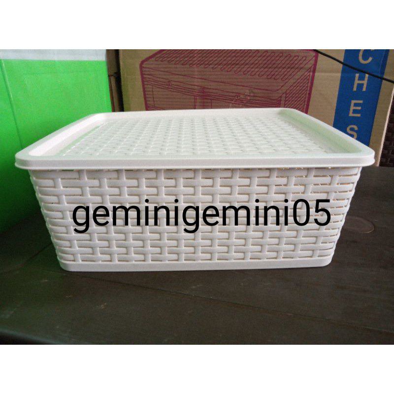 Zooey Rattan Storage Box (S) | Shopee Philippines