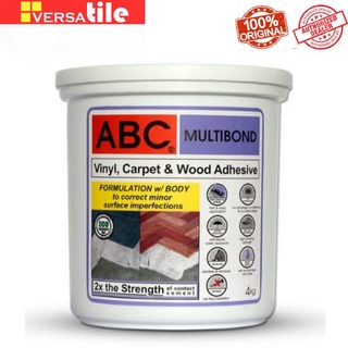 ABC Multibond Vinyl, Carpet & Wood Adhesive 4kg | Shopee Philippines