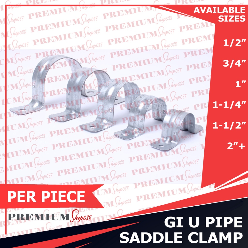 1/2" 3/4" 1"1-1/4"1-1/2" 2"GI Saddle Clamp Conduit Clamp for EMT IMC ...