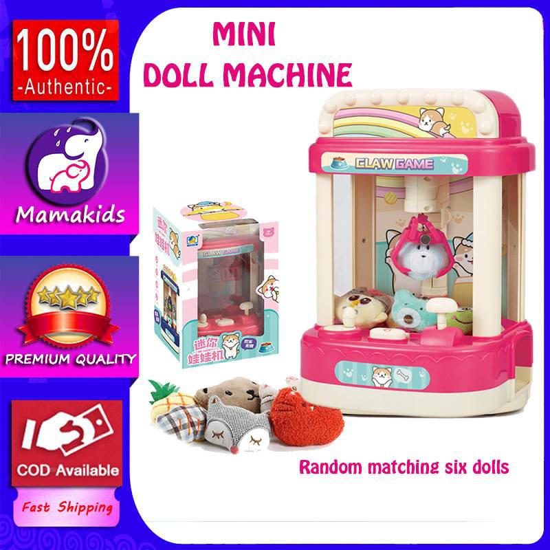 Mini Claw Machine Toy Mini Dolls With Music And Light Mini Children ...