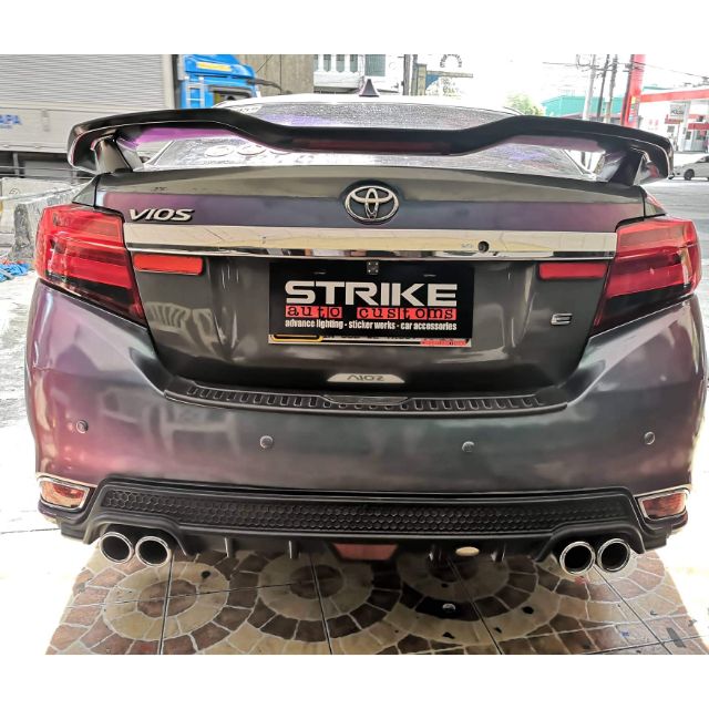 Rear Bumper Diffuser for Toyota Vios 2013-2018 | Shopee Philippines