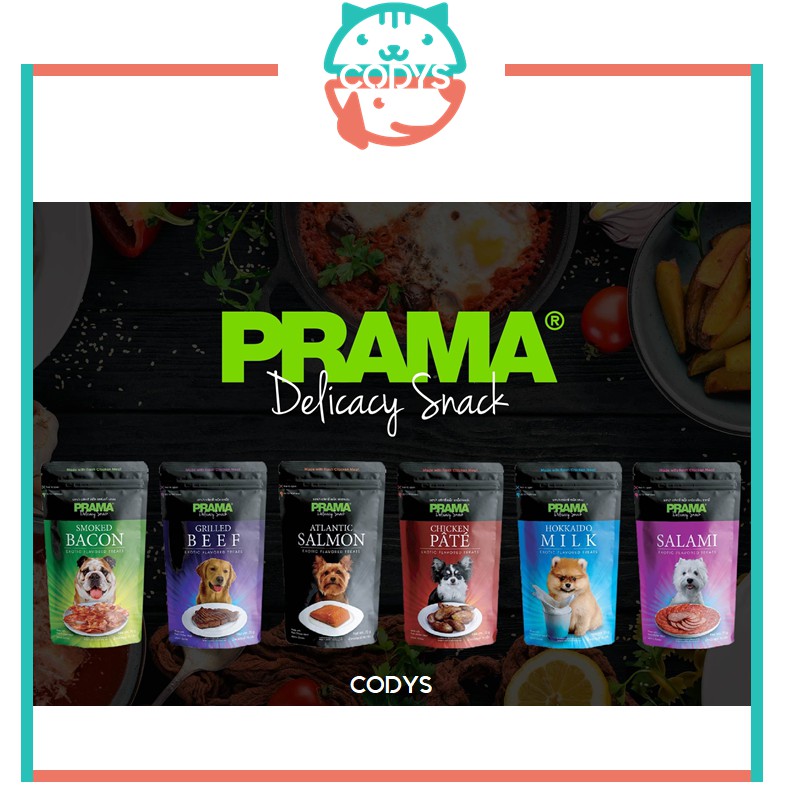 PRAMA Delicacy Snack Classic Series Flavored Dog Treats (70g) | Shopee ...