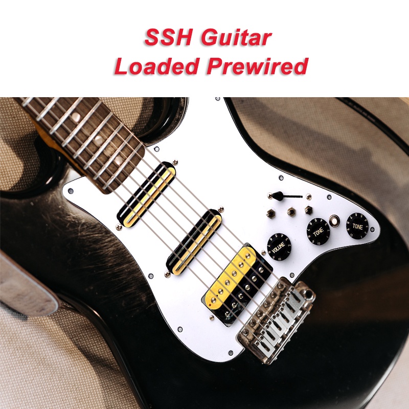 Electric Guitar Duluxe Strat with Singlecut Wiring GP-panel Loaded ...