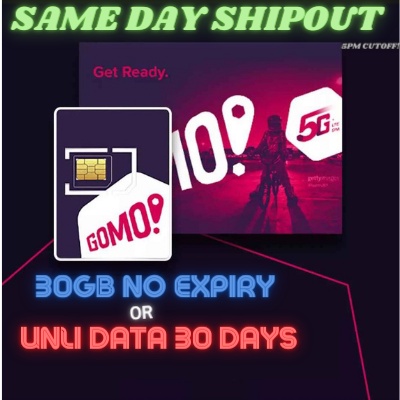 GOMO SIM Card with 25GB/30GB No Expiry or UNLI DATA 30 Days (ON HAND ...