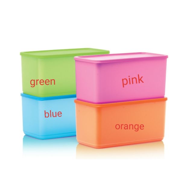 Tupperware Food Container Double Pak N Stor 3liter each | Shopee ...