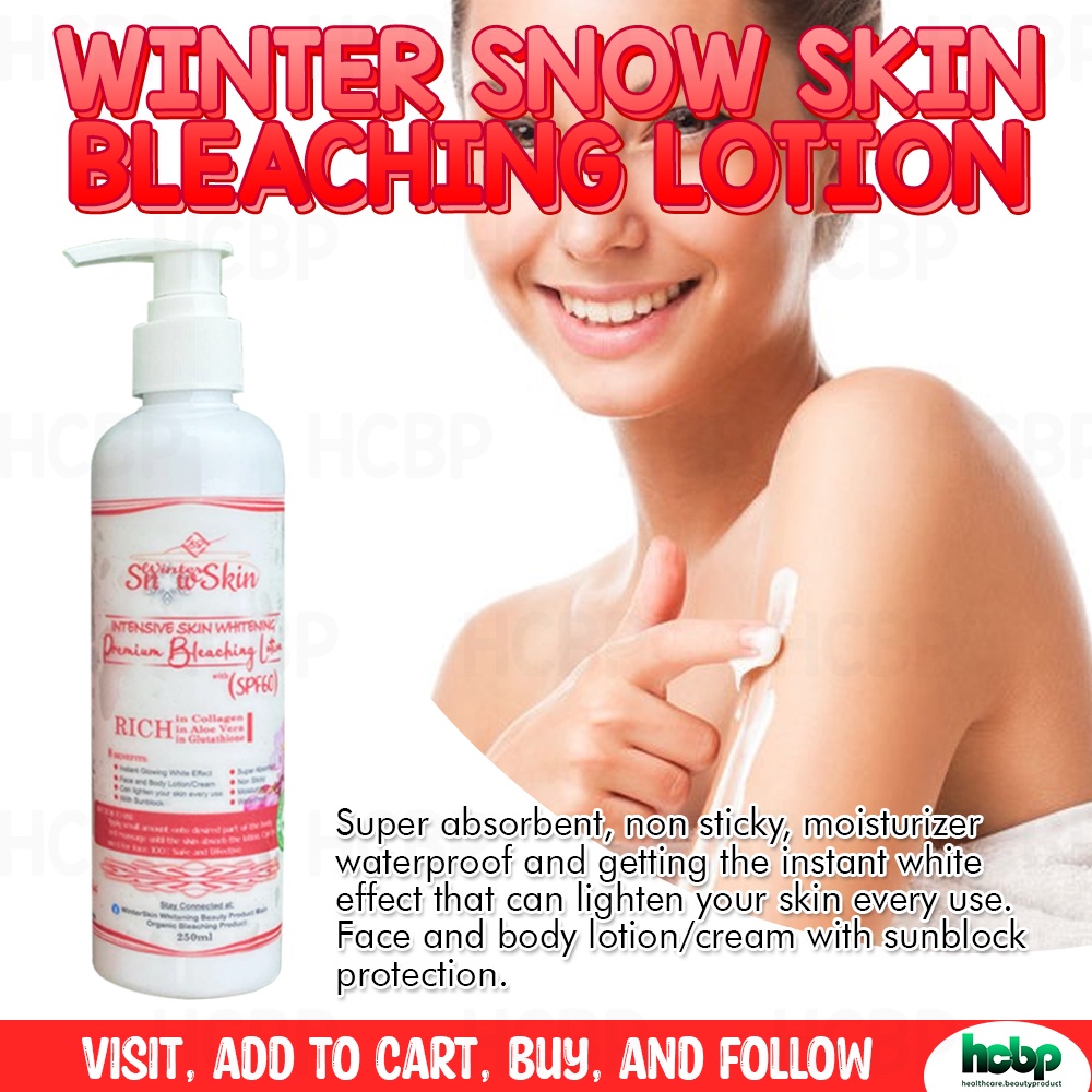 Winter Snow Skin Premium Bleaching Lotion 250ml with SPF 60 Intensive ...