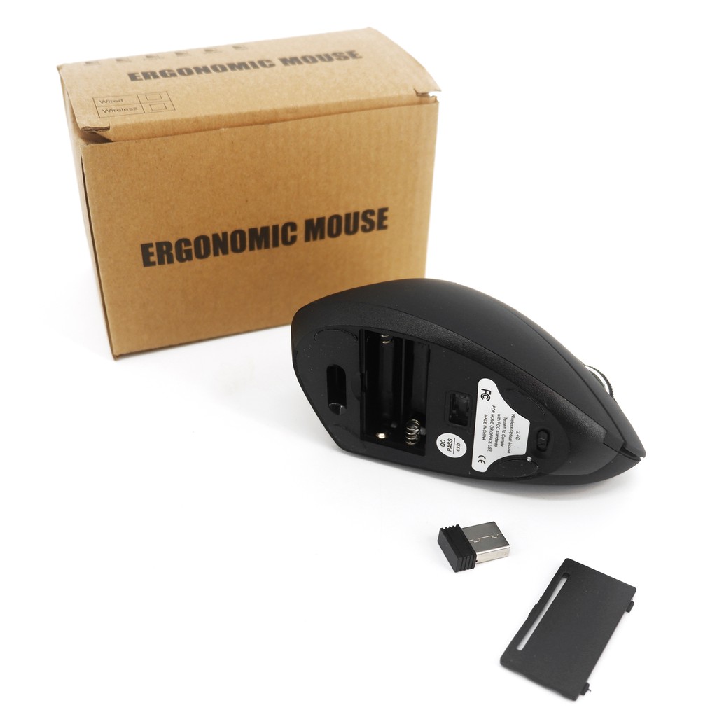 2.4GHhz Wireless Ergonomic Mouse (Battery Operated) | Shopee Philippines