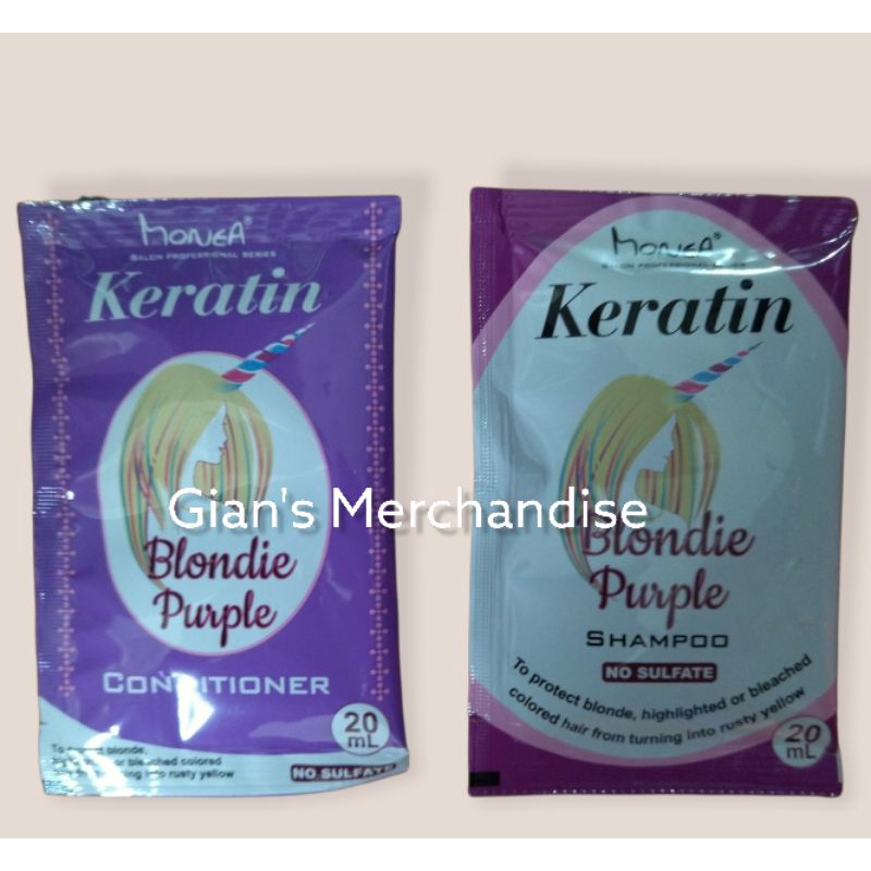 MONEA PURPLE SHAMPOO AND CONDITIONER 20ml | Shopee Philippines