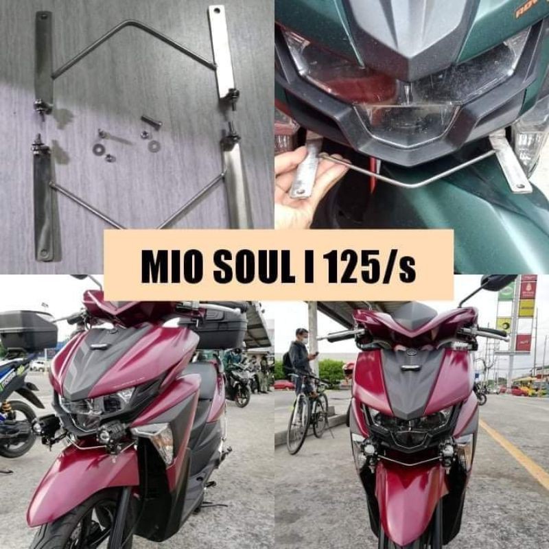 Mio Soul i 125/s Mini Driving Light Bracket | Shopee Philippines
