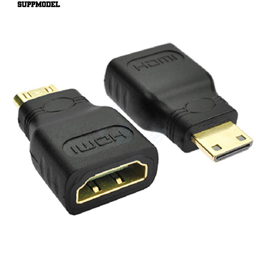 ⏲1 Pc 1080P HDTV Mini HDMI Male Type C to HDMI Female Type A Adapter ...