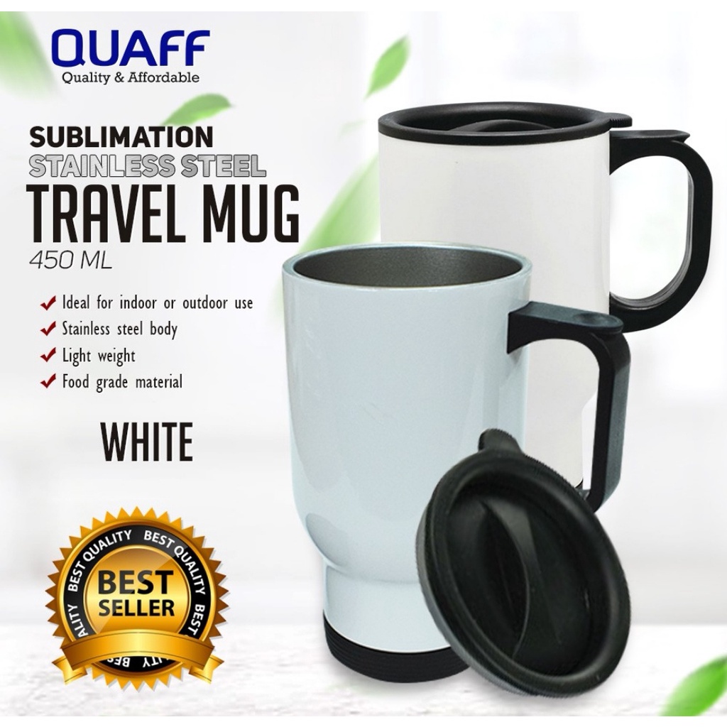 QUAFF Sublimation Stainless Steel Travel Mug 450ml Sublimation/ Cars ...