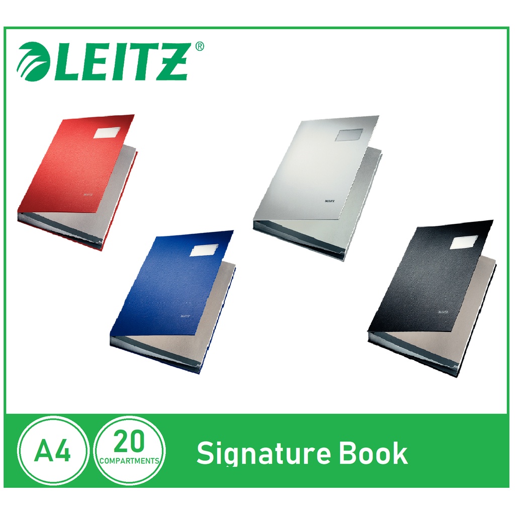 LEITZ 5700 Signature Book 20 Compartments A4 - Made in Europe | Shopee ...