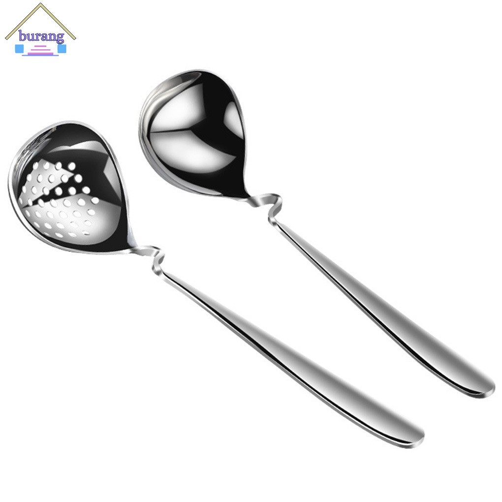 Stainless Steel Ladle Spoon With Long Handle For Home Kitchen Or ...
