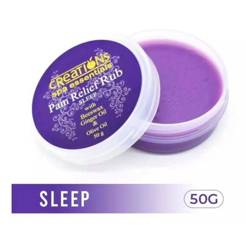 Creations Spa Essentials Pain Relief Rub SLEEP 50g | Shopee Philippines