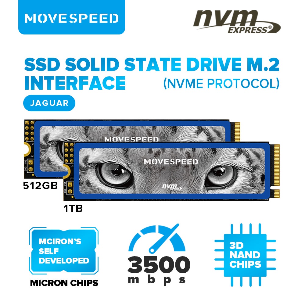 Move Speed Jaguar SSD Solid State Drive 512GB| 1TB Internal Hard Disk ...