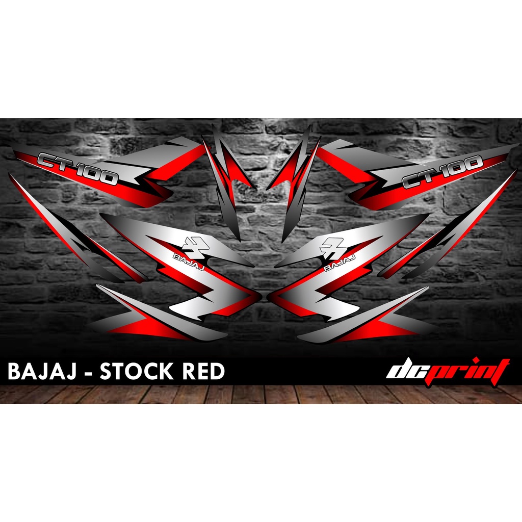 BAJAJ DECALS LAMINATED STICKER | Shopee Philippines