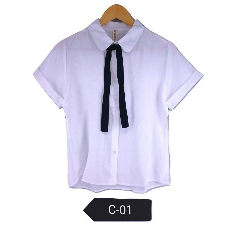 Fashion Blouse With Ribbon | Shopee Philippines