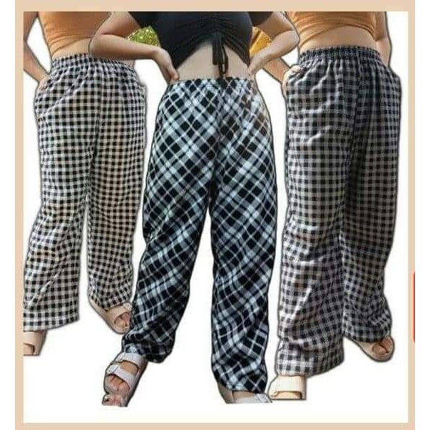 Trending Pranella Pants - UNISEX - Wide Leg/Makapal | Shopee Philippines