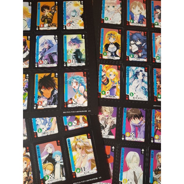 Anime Playing Cards Complete Deck Preloved | Shopee Philippines