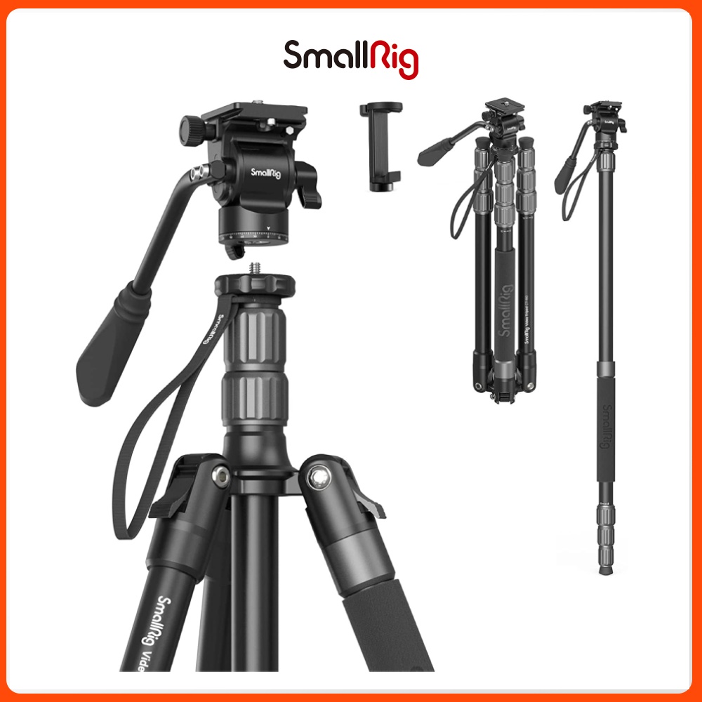 SmallRig Universal CT180 Video Tripod (load capacity up to 15KG) 3760 ...
