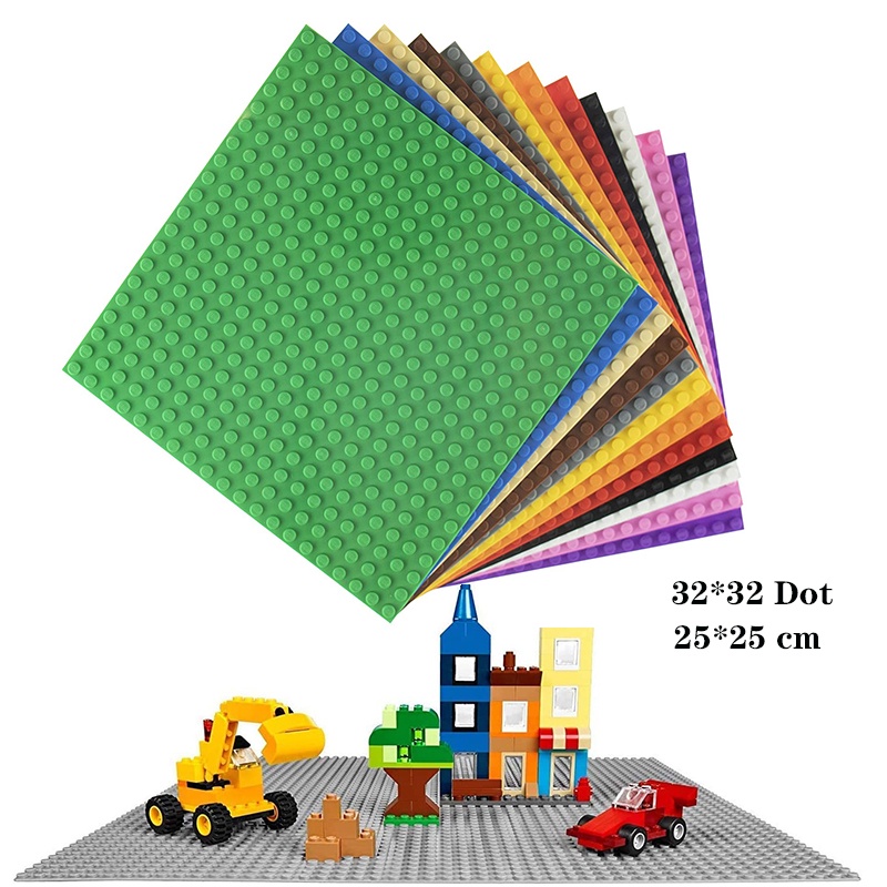 Building Blocks Base Plate 32 * 32 Dots Classic Baseplate DIY Toys for ...