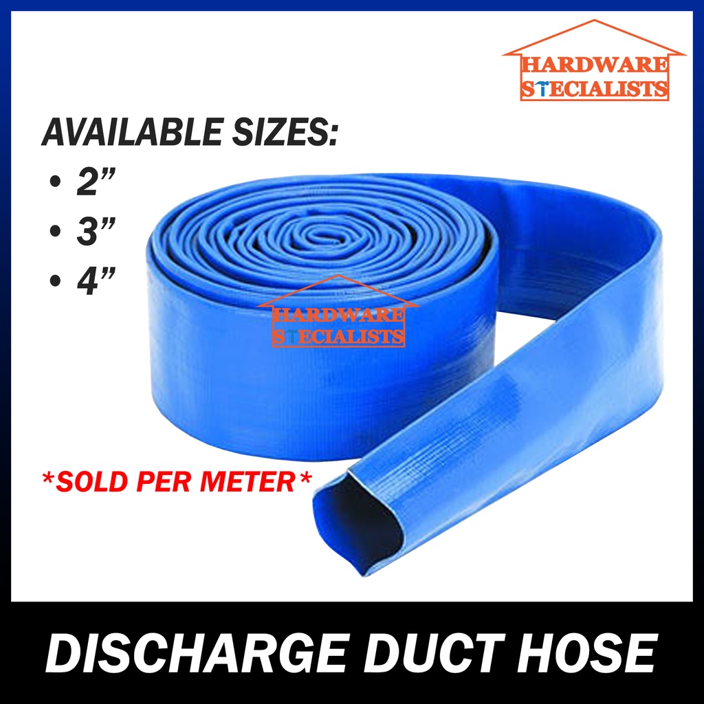 Discharge Duct Hose 2", 3" or 4 Assorted Sizes *SOLD PER METER ...