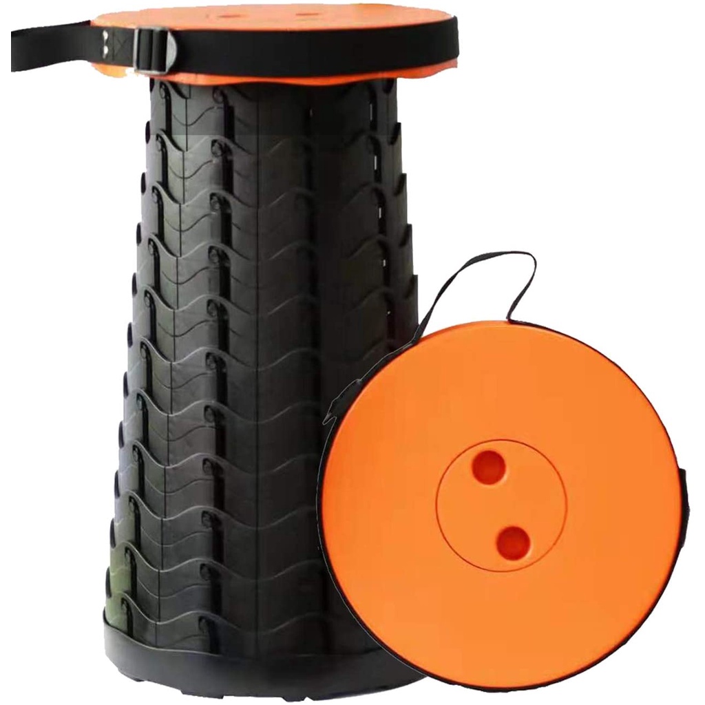 Portable Telescoping Stool Retractable Folding Stool Sturdy-Lightweight ...