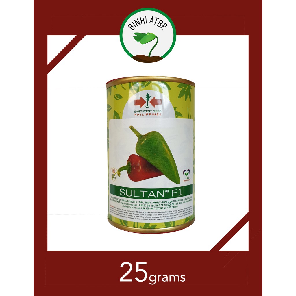 East-west Sultan F1 Hot Pepper Seeds (25 Gr Can) | Shopee Philippines