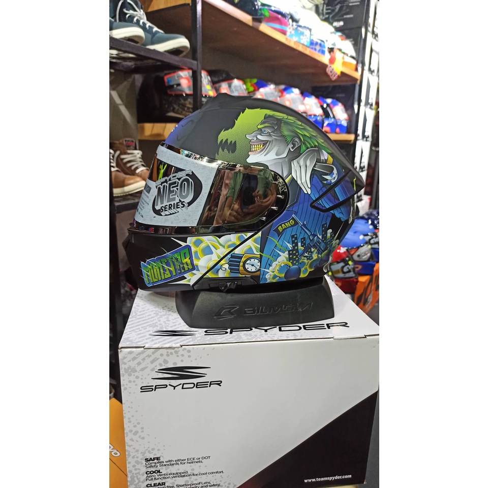 SPYDER MODULAR HELMET NEO SERIES HE FORCE MONSTAR | Shopee Philippines