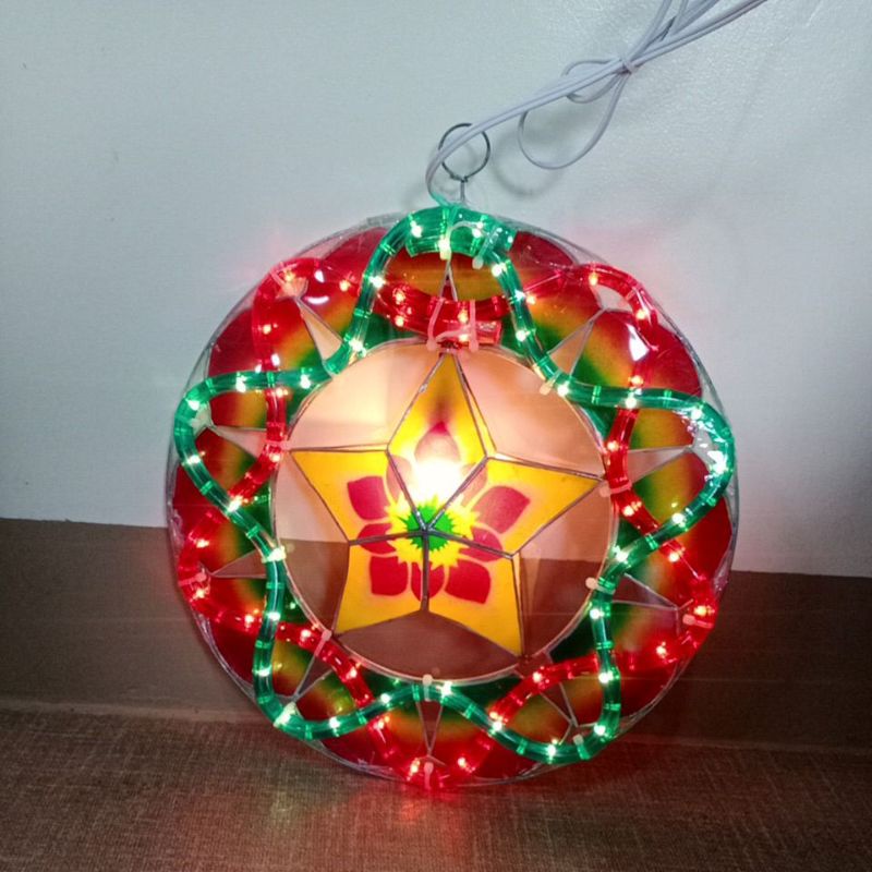 AUTHENTIC CAPIZ MINI PAROL YELLOW 110V AND 220V | Shopee Philippines