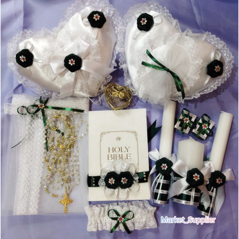 WEDDING ESSENTIAL with Bible and Unity Candle/ COLOR MOTIF (Please Send ...