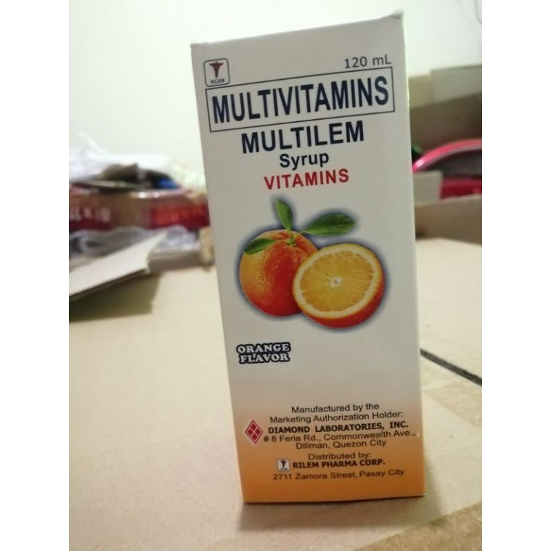 MULTIVITAMINS FOR KIDS MULTILEM 120ML | Shopee Philippines
