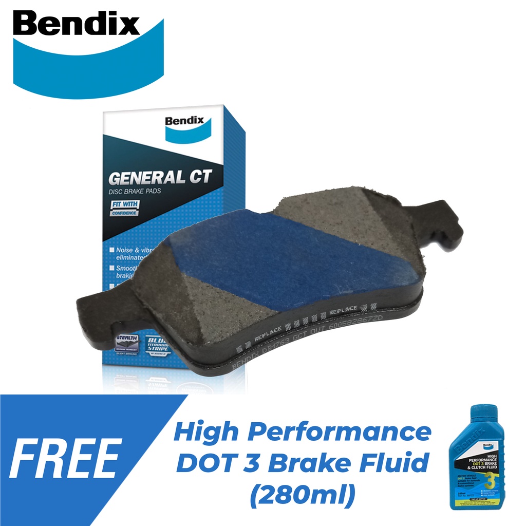Bendix Brake Pads GCT DB1763 Rear Set for Mazda 3 2005-2013 and Ford Focus 2005-2019 | Shopee ...