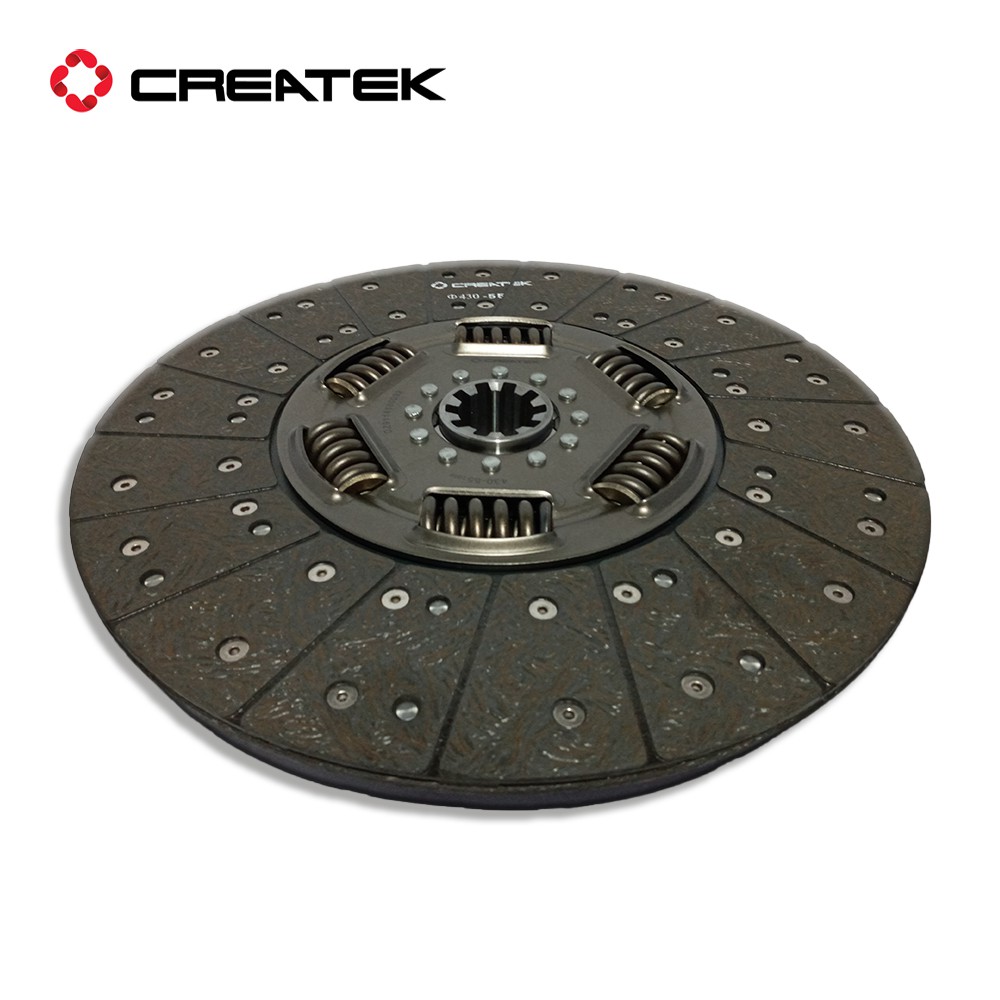 Createk Clutch Disc DZ9114160032 (DZ91189160032) Shacman 17"x10T (41mm ...