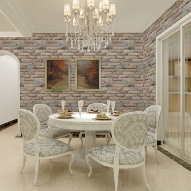 BHW Wallpaper Self Adhesive Bricks Design PVC Waterproof Wall Sticker ...