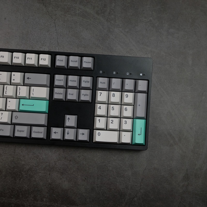 GMK Modern Dolch Light keycaps, 140 Keys keycaps Cherry Profile DYE-SUB ...