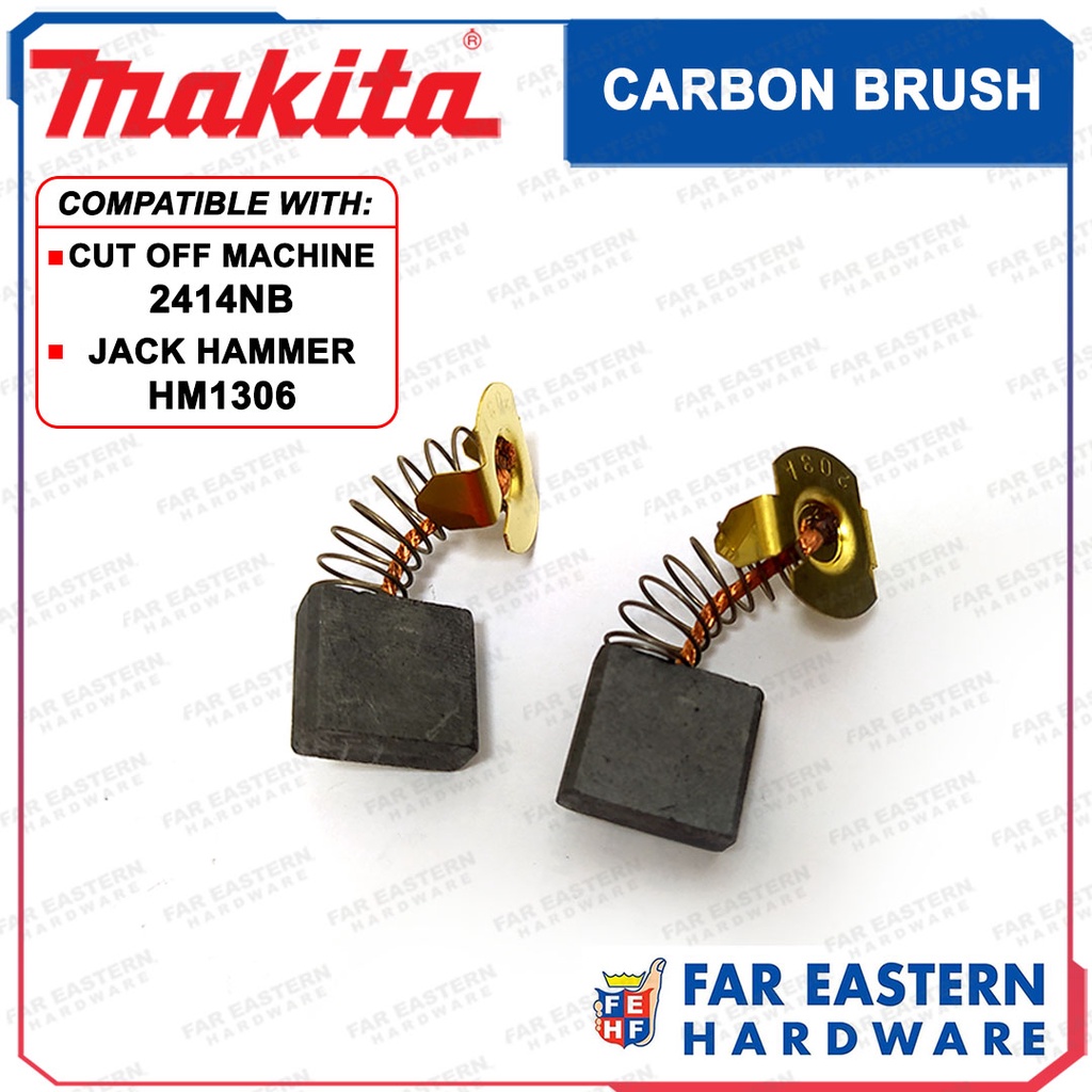 MAKITA Carbon Brush CB-203A | CB204A For Cut Off Machine 2414NB | Jack Hammer HM1306 MKSP ...