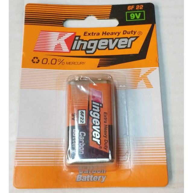 Kingever Battery 9V 1pc | Shopee Philippines
