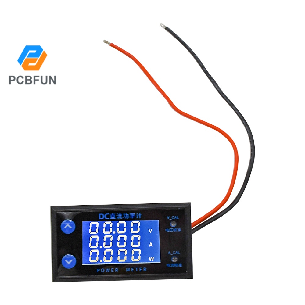Pcbfun Independently Developed Dc 0-200V 10A Lcd 4-Digit High-Precision Voltage Current Power ...