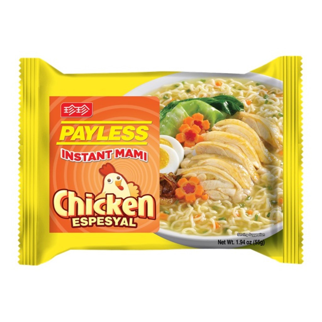 Payless Instant Mami Chicken Espesyal 55g | Shopee Philippines