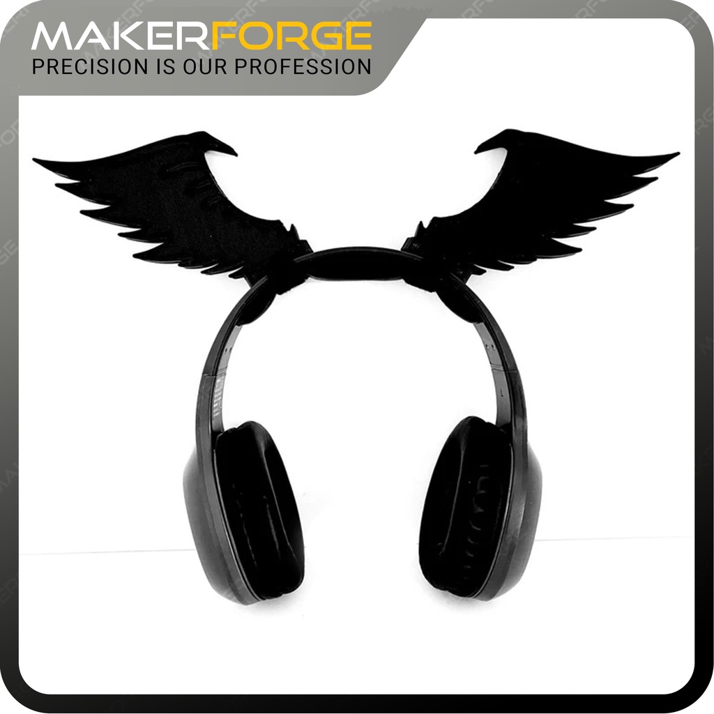 Archangel Wings for Headphones, Headset & Cosplay Props, Headphone Ear ...