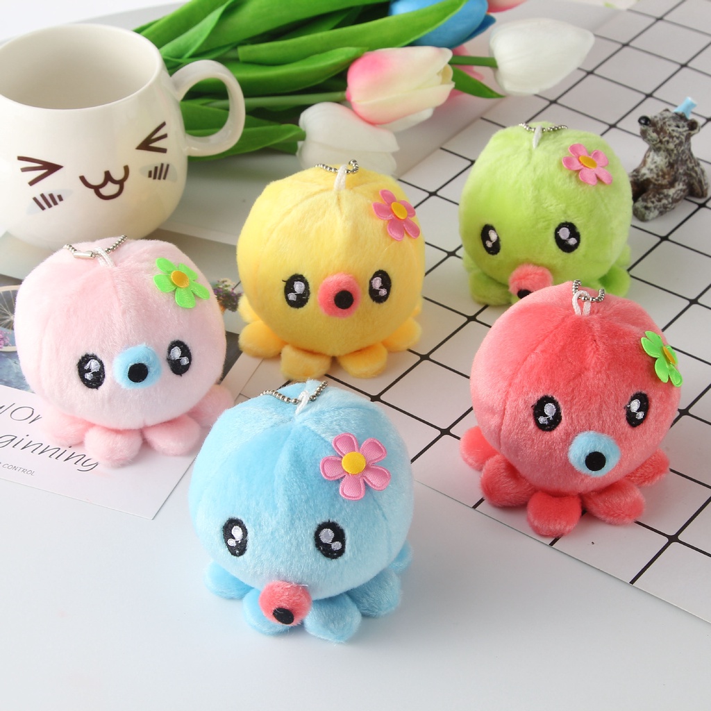 Pretty Baby Octopus Pendants Kawaii Plush Toys Cartoon Comic Anime ...